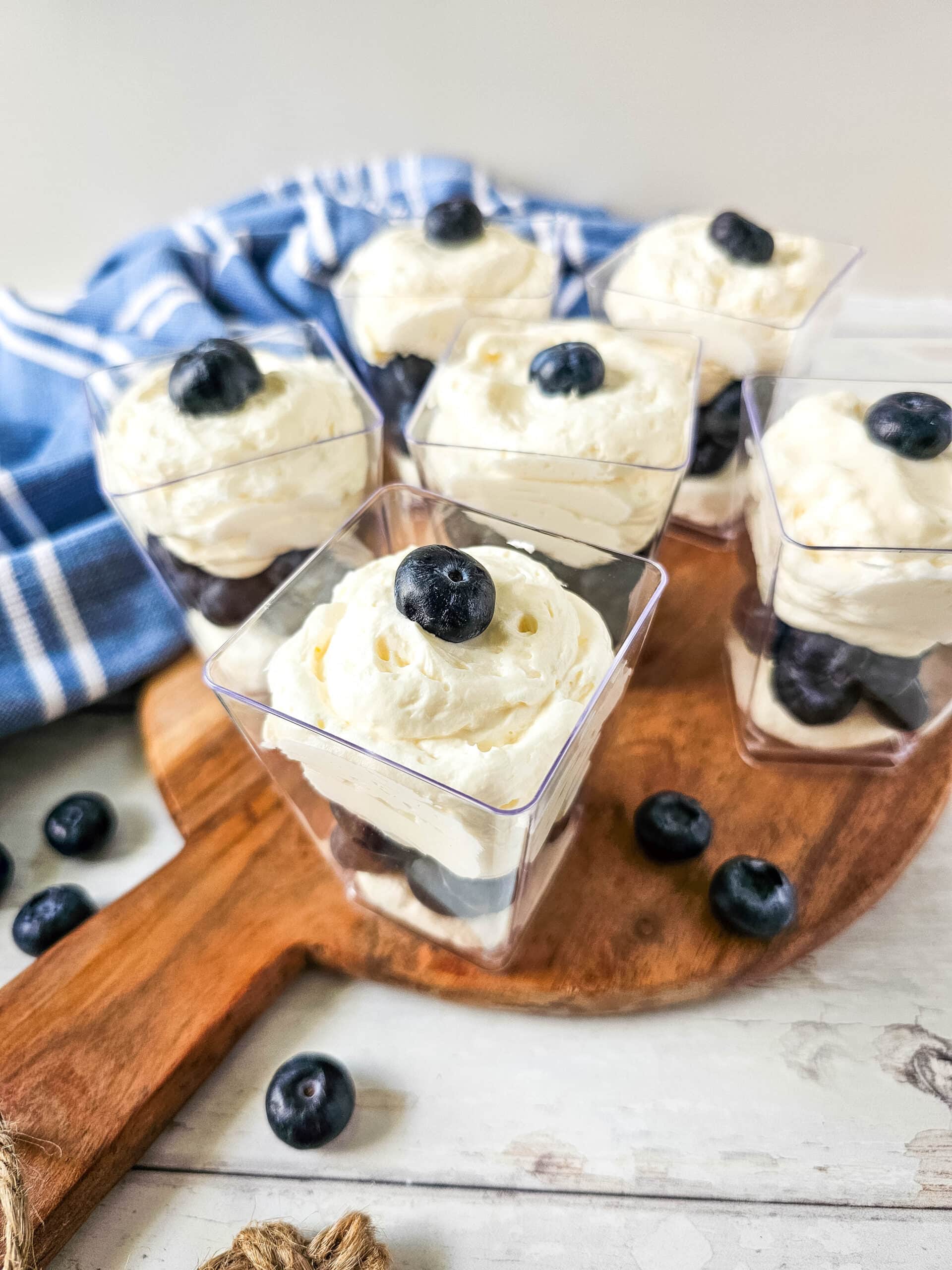 Blueberry Cheesecake Parfaits - Bite-Sized Bash