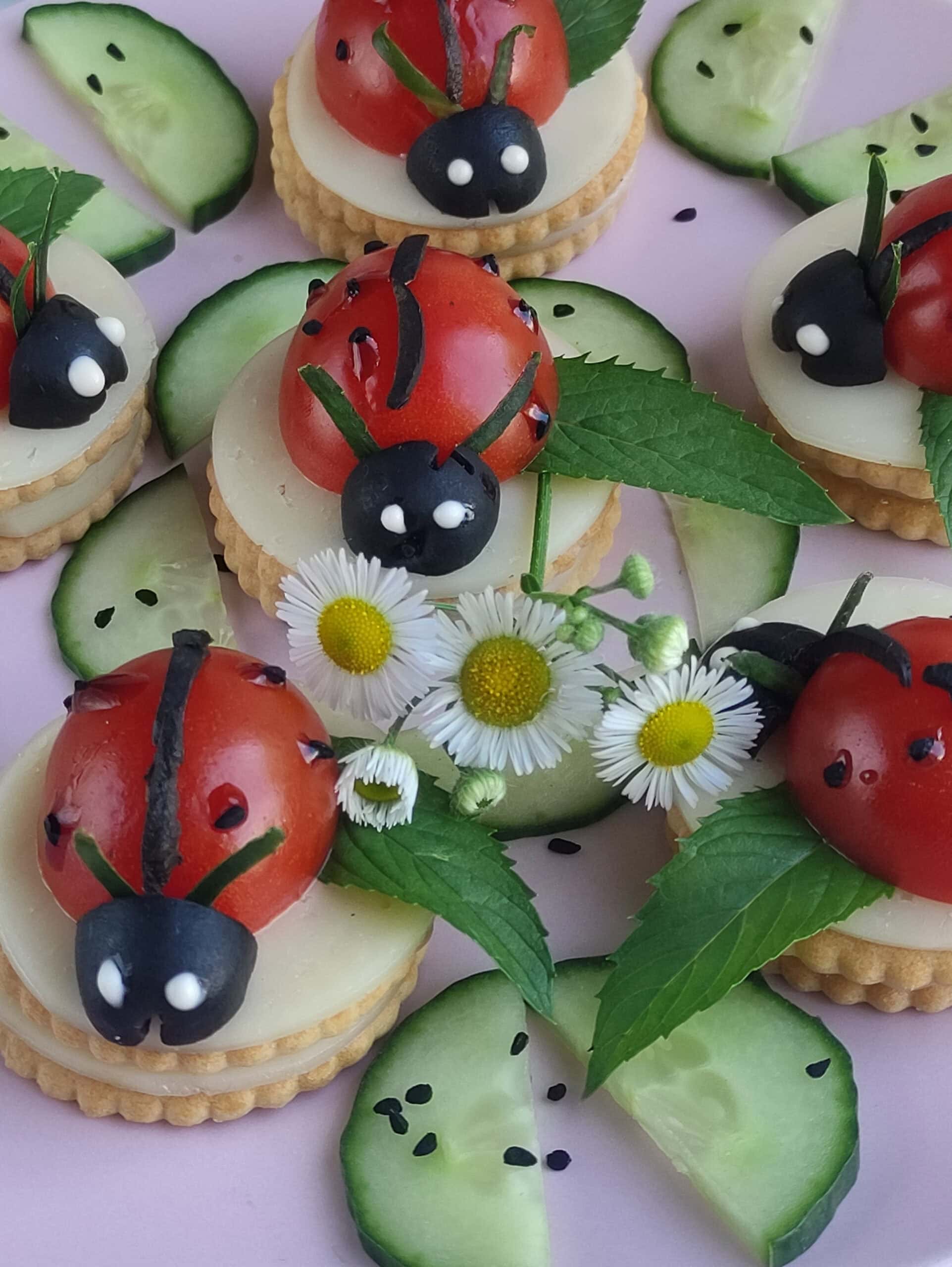 Ladybug Appetizer: A Bug-A-licious Bite! - Bite-Sized Bash