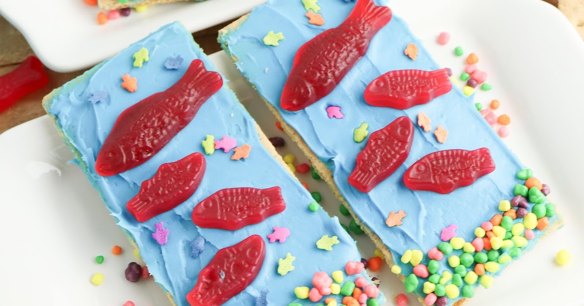 Fish Bowl Graham Crackers - Bite-Sized Bash