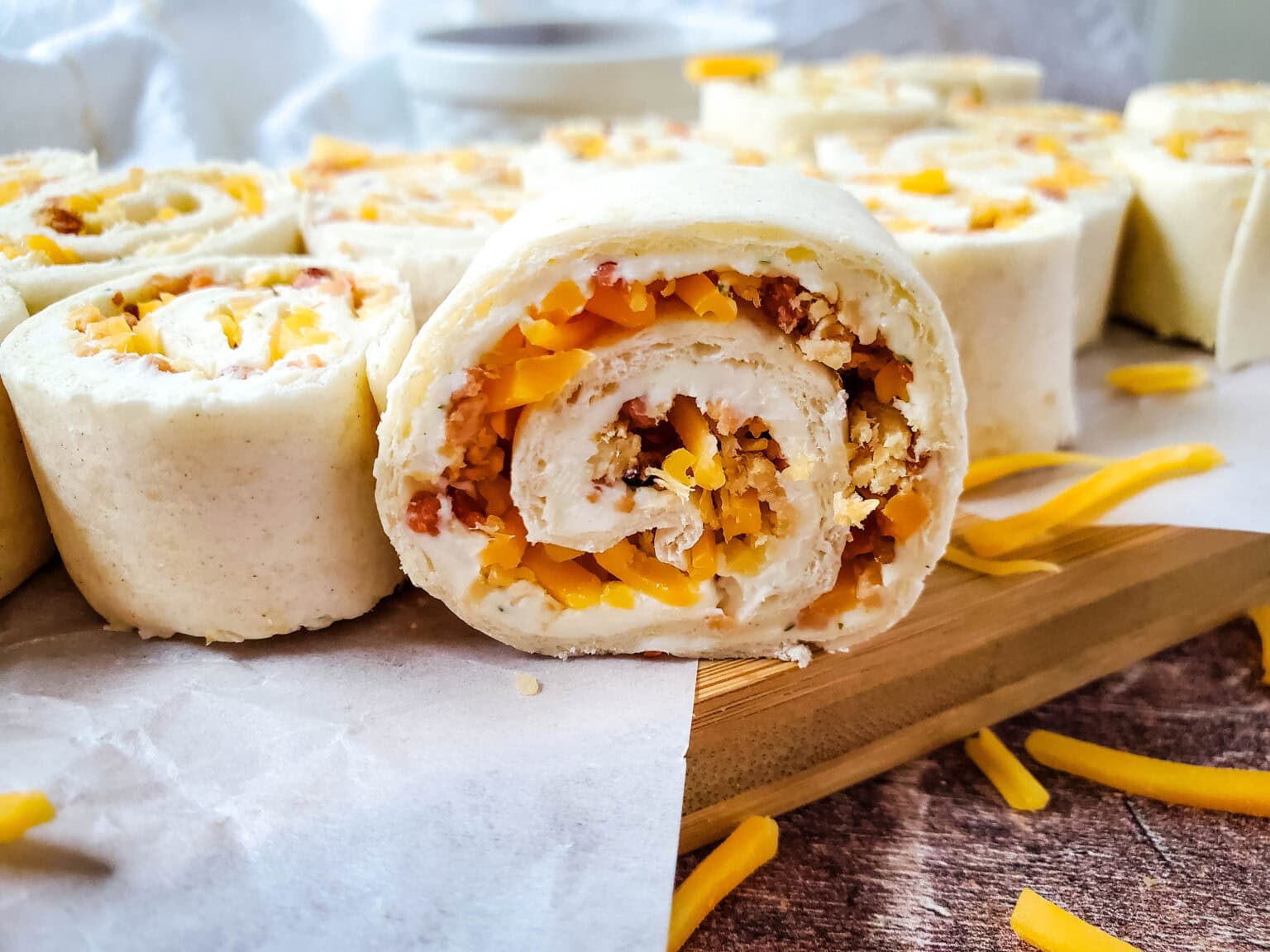 Crack Chicken Pinwheels - Bite-Sized Bash