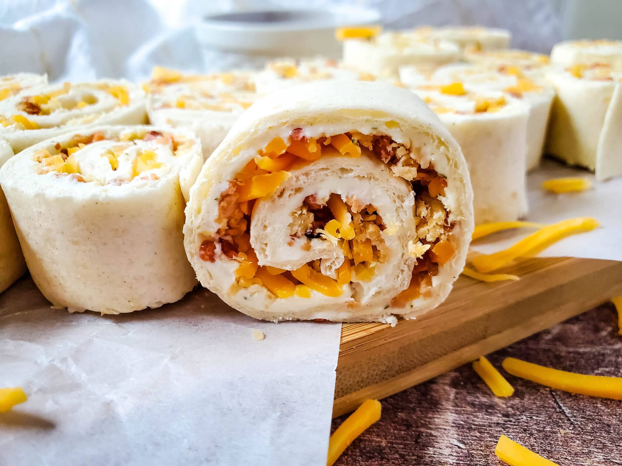 Crack Chicken Pinwheels - Bite-Sized Bash