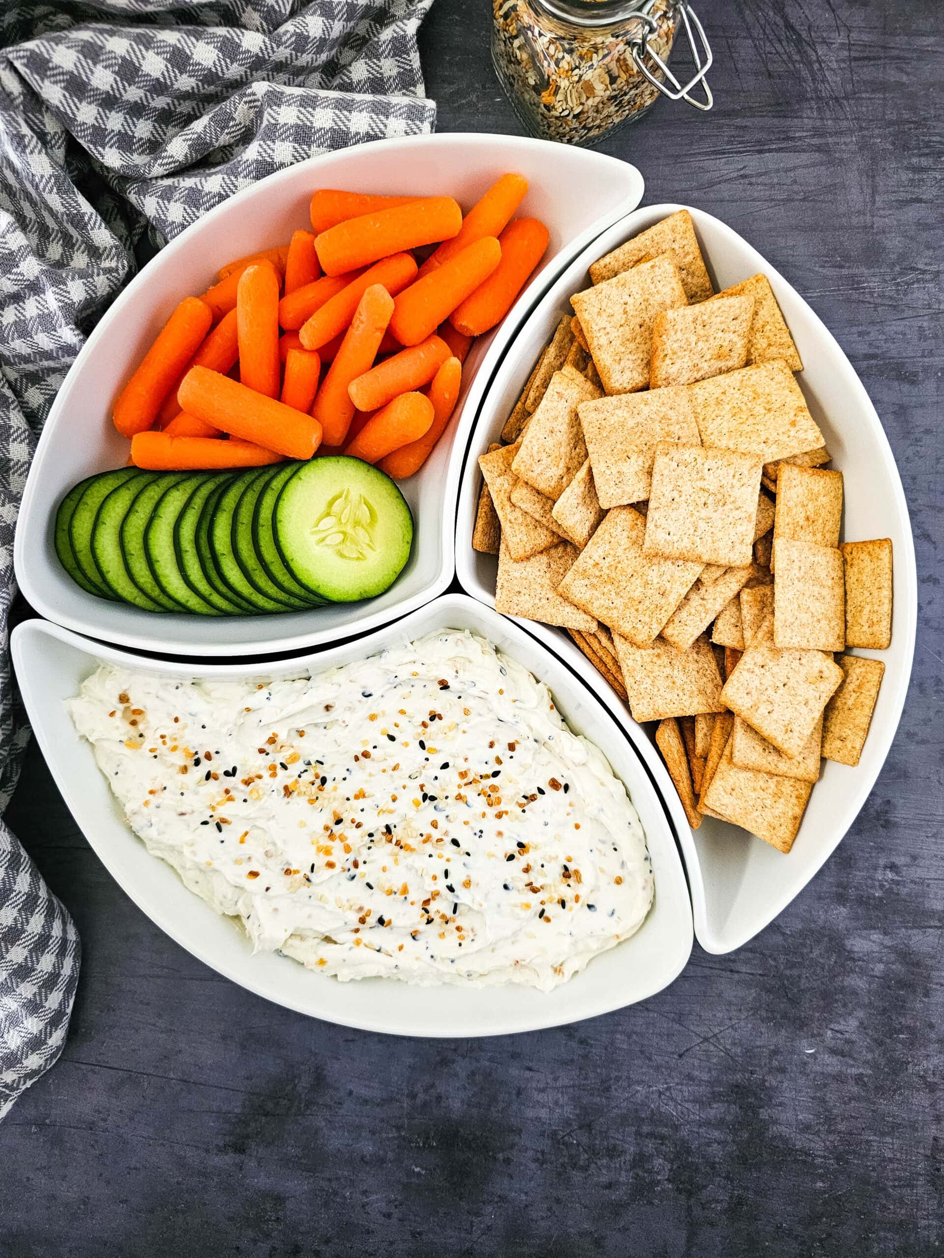 Everything Bagel Dip - Bite-Sized Bash