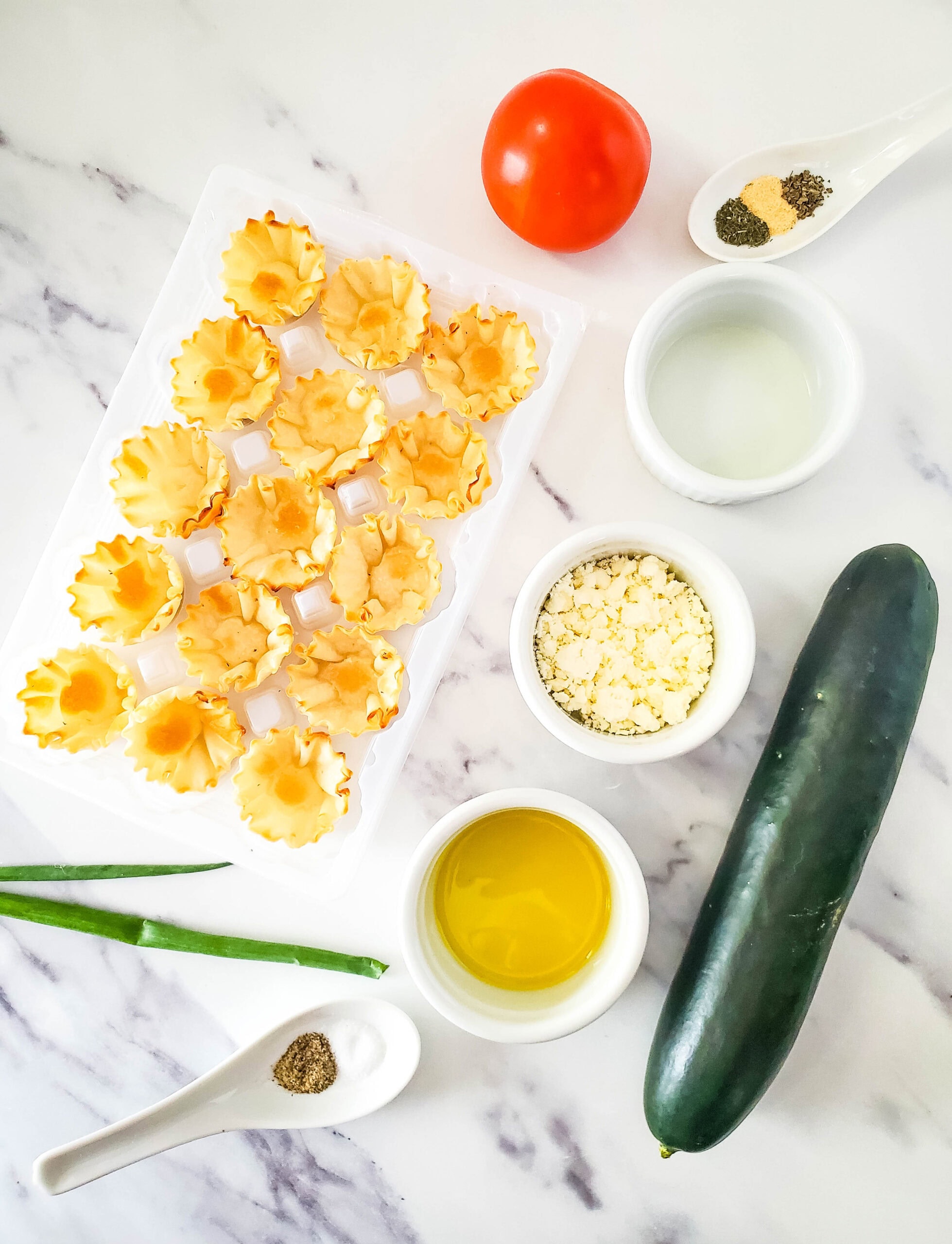 15-Minute Mediterranean Feta Bites - Bite-Sized Bash