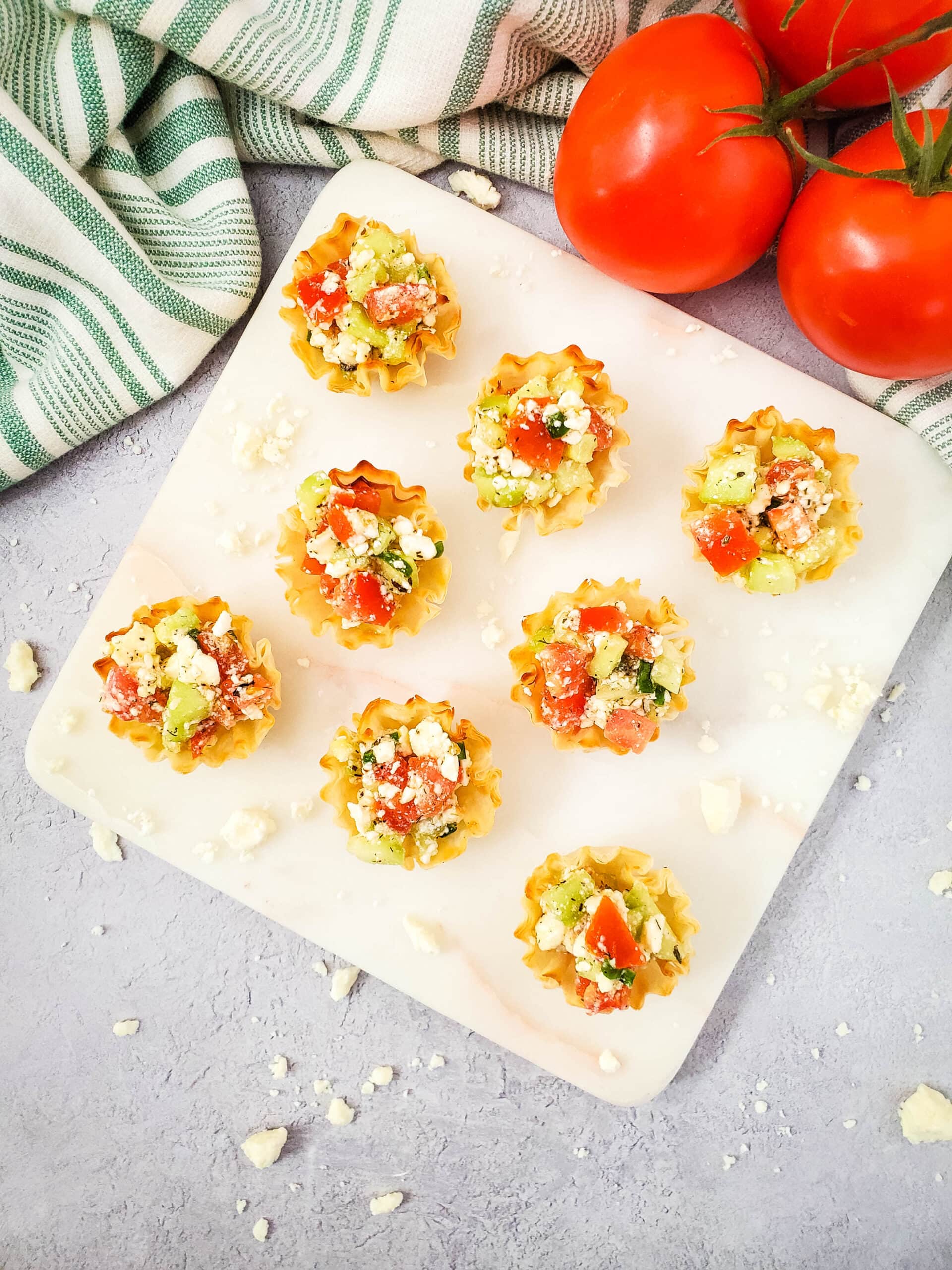 15-Minute Mediterranean Feta Bites - Bite-Sized Bash