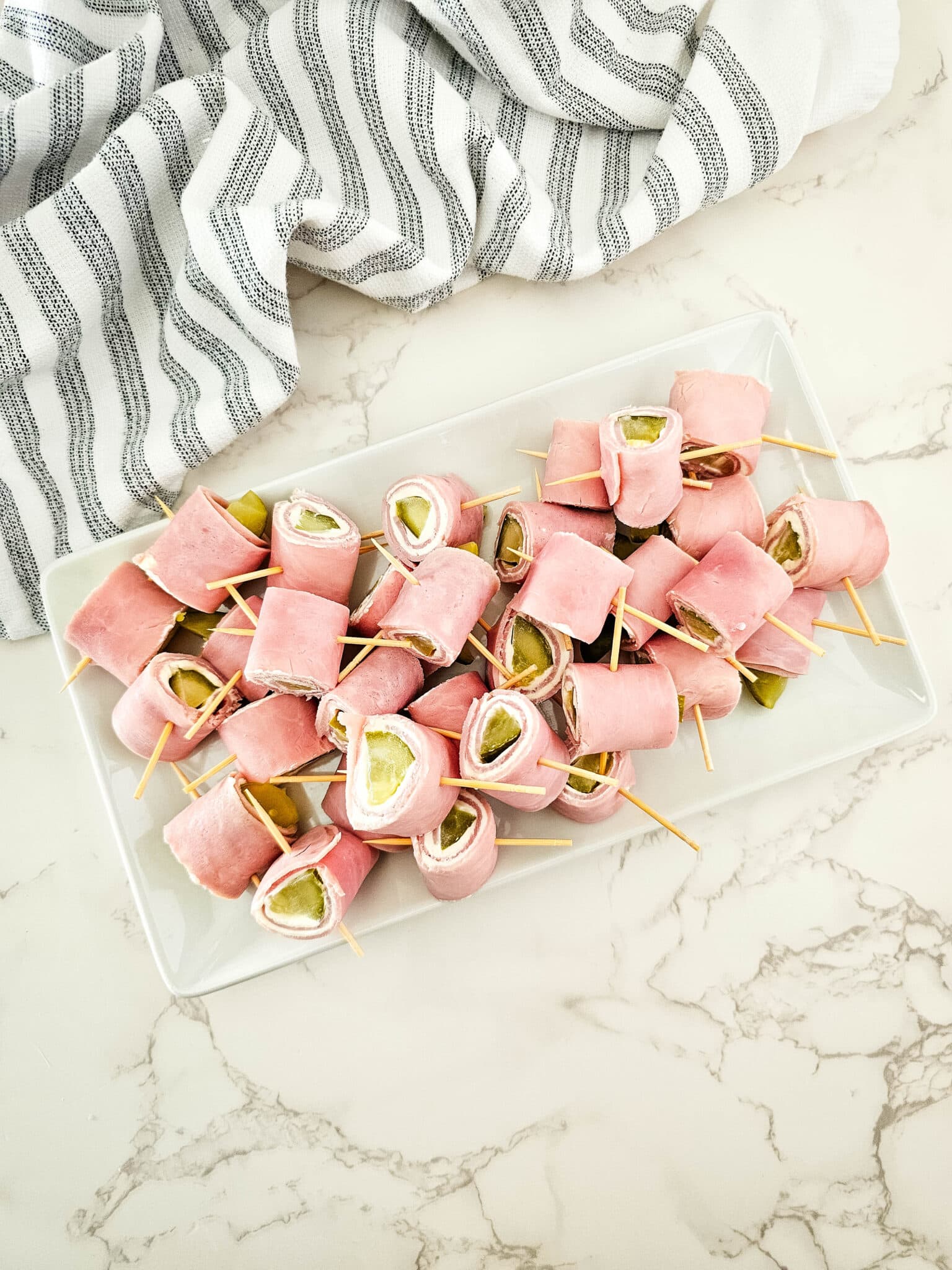 Pickle Ham Rolls - Bite-Sized Bash