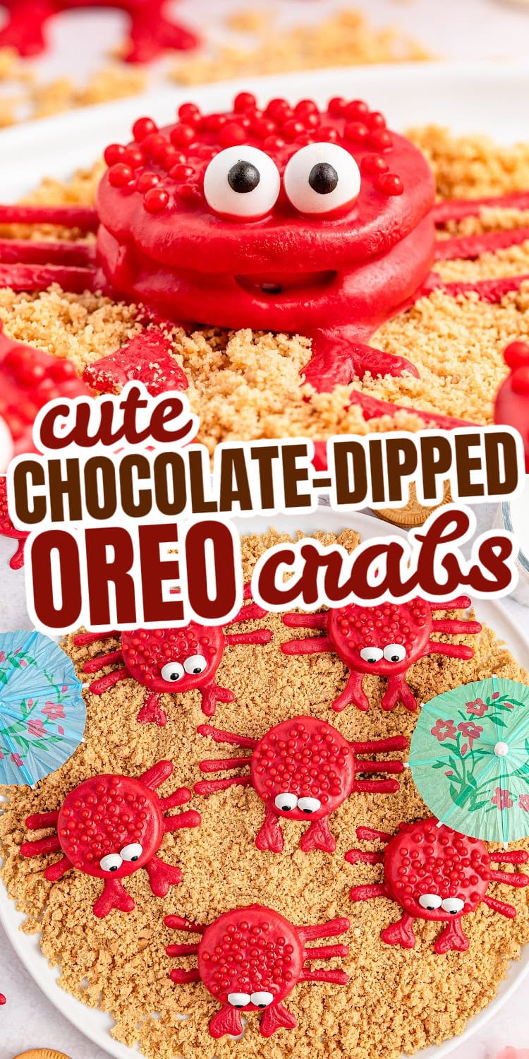 Cute Oreo Crab Cookies - Bite-Sized Bash