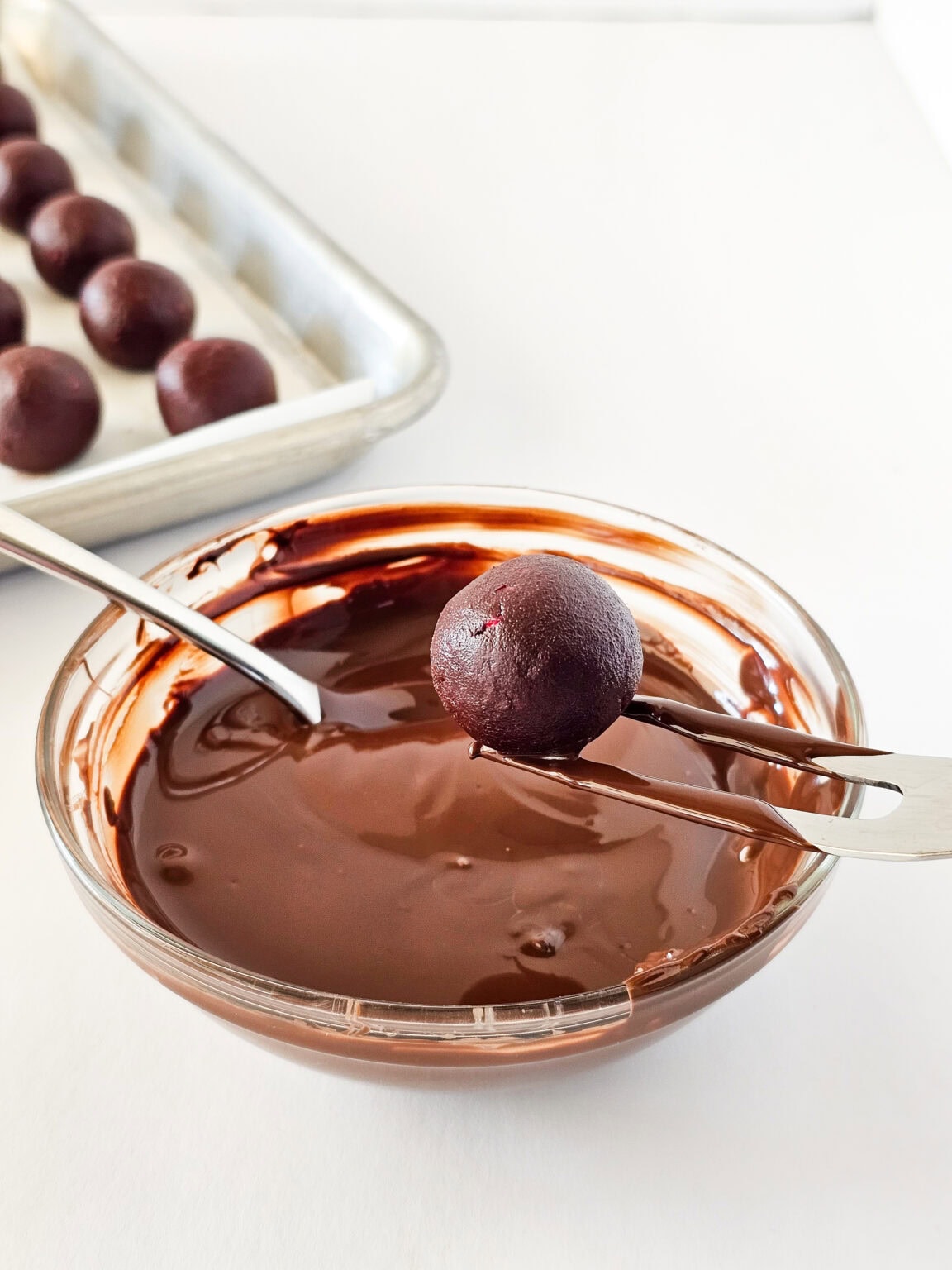 Raspberry Chocolate Truffles - Bite-Sized Bash