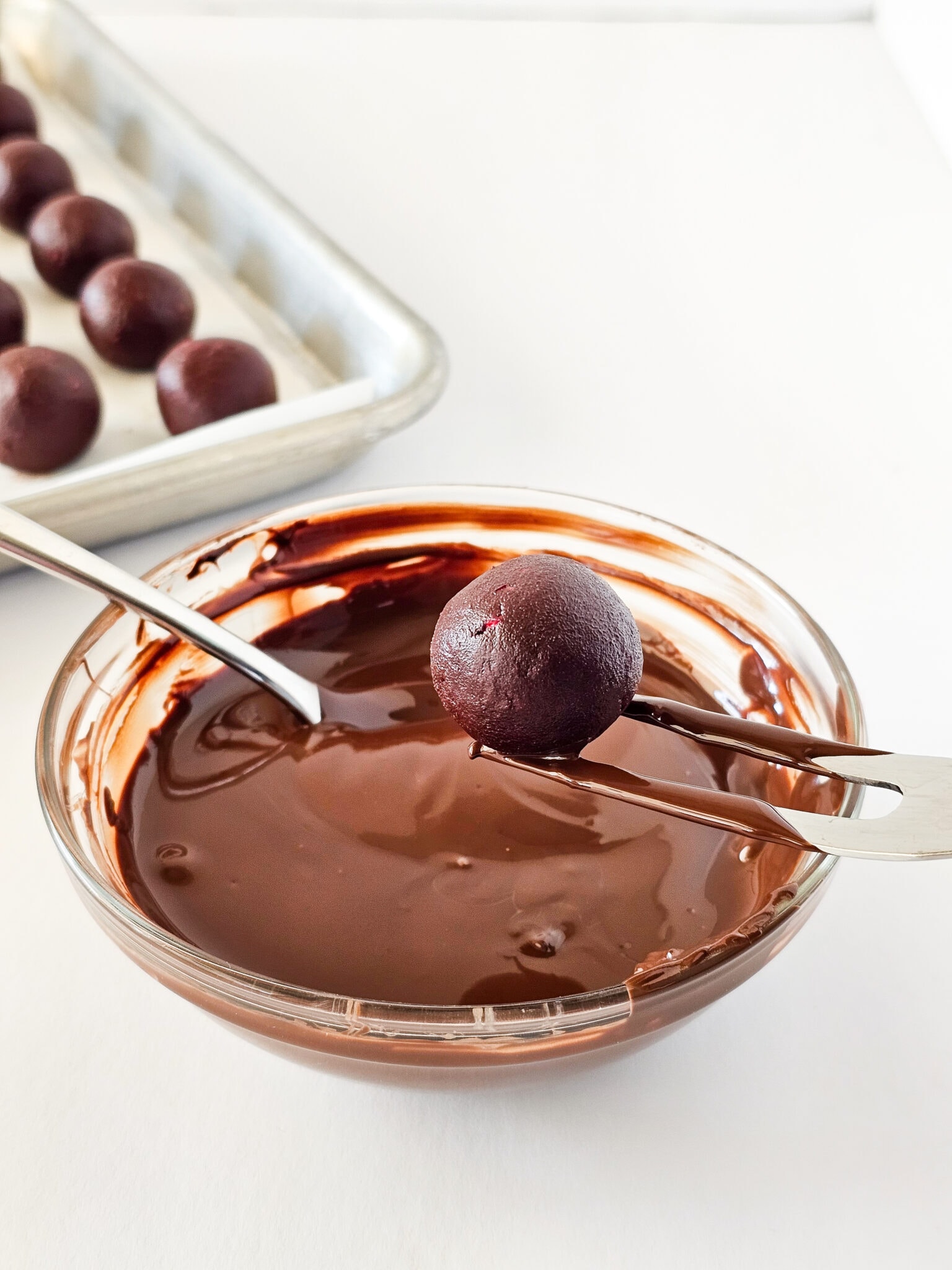 Raspberry Chocolate Truffles - Bite-Sized Bash