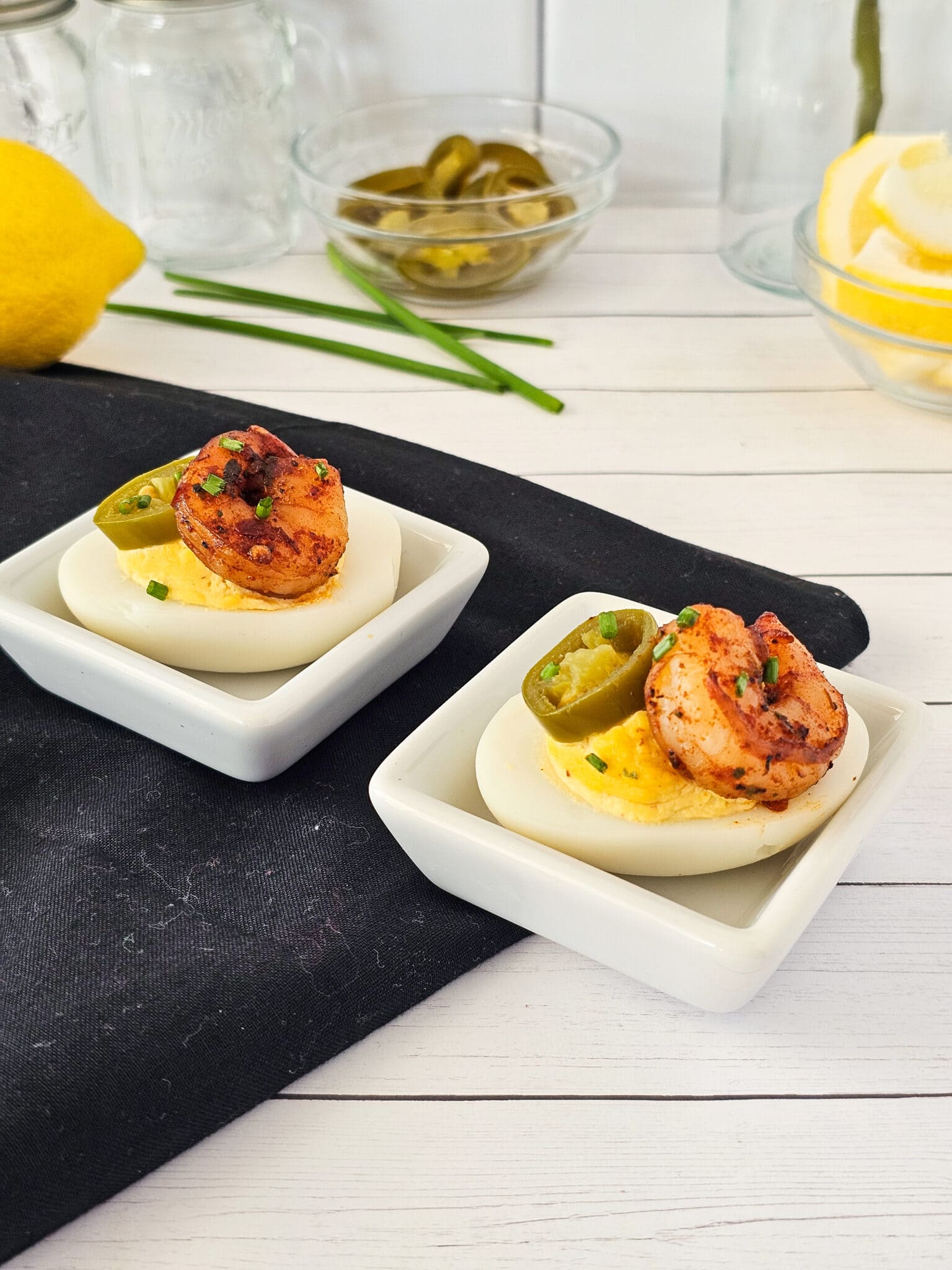 Bold, Spicy, and Delicious Cajun Deviled Eggs with Shrimp - Bite-Sized Bash