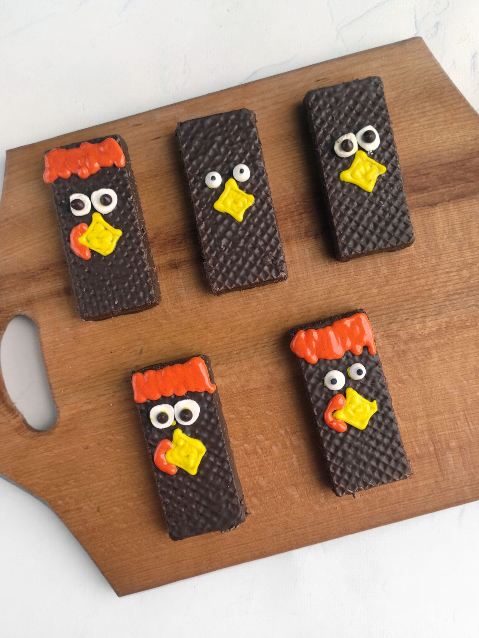 Cute Turkey Chocolate Bars - Bite-Sized Bash