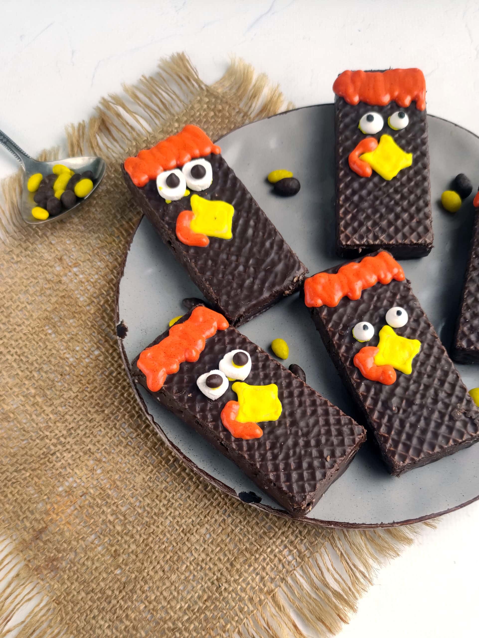 Cute Turkey Chocolate Bars - Bite-Sized Bash