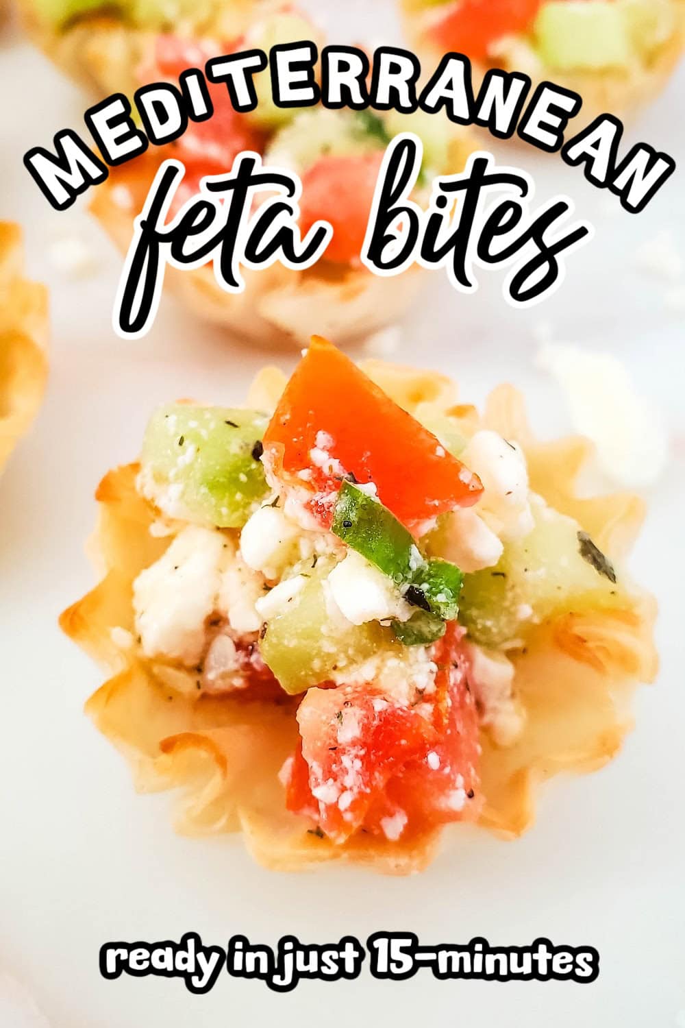 15-Minute Mediterranean Feta Bites - Bite-Sized Bash