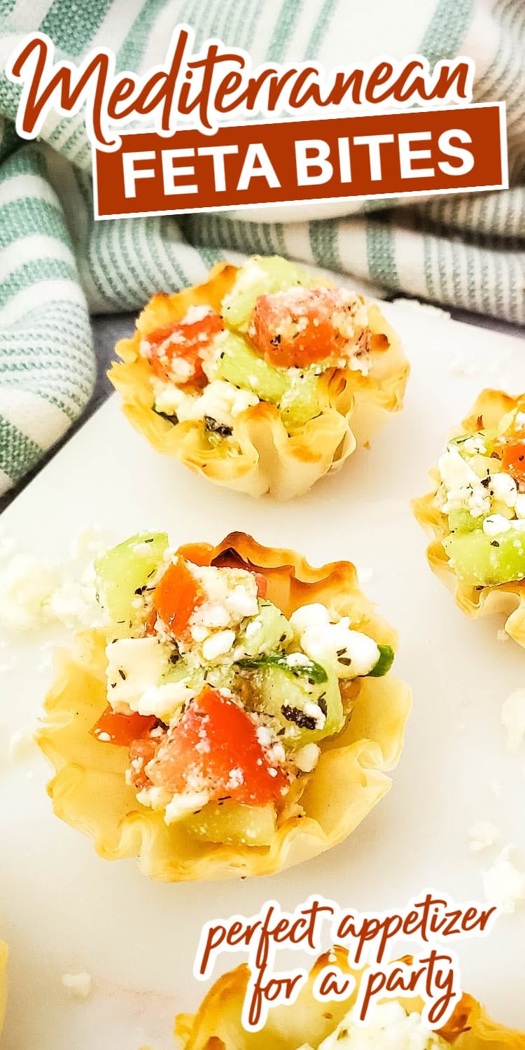 15-Minute Mediterranean Feta Bites - Bite-Sized Bash