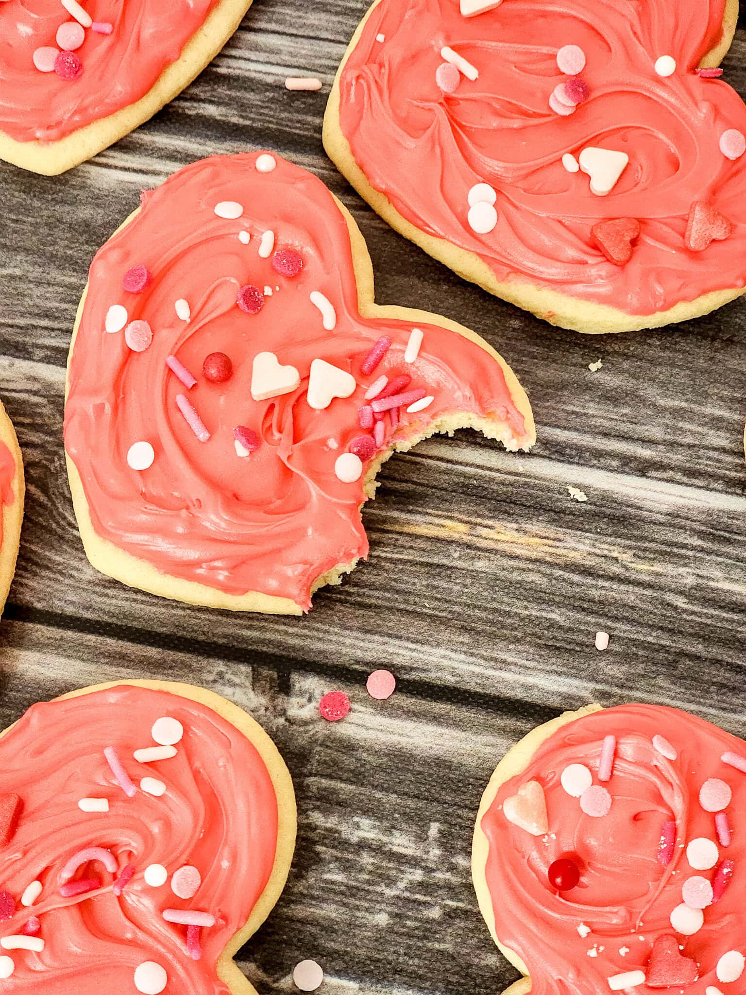 Copycat Valentine’s Lofthouse Sugar Cookies - Bite-Sized Bash