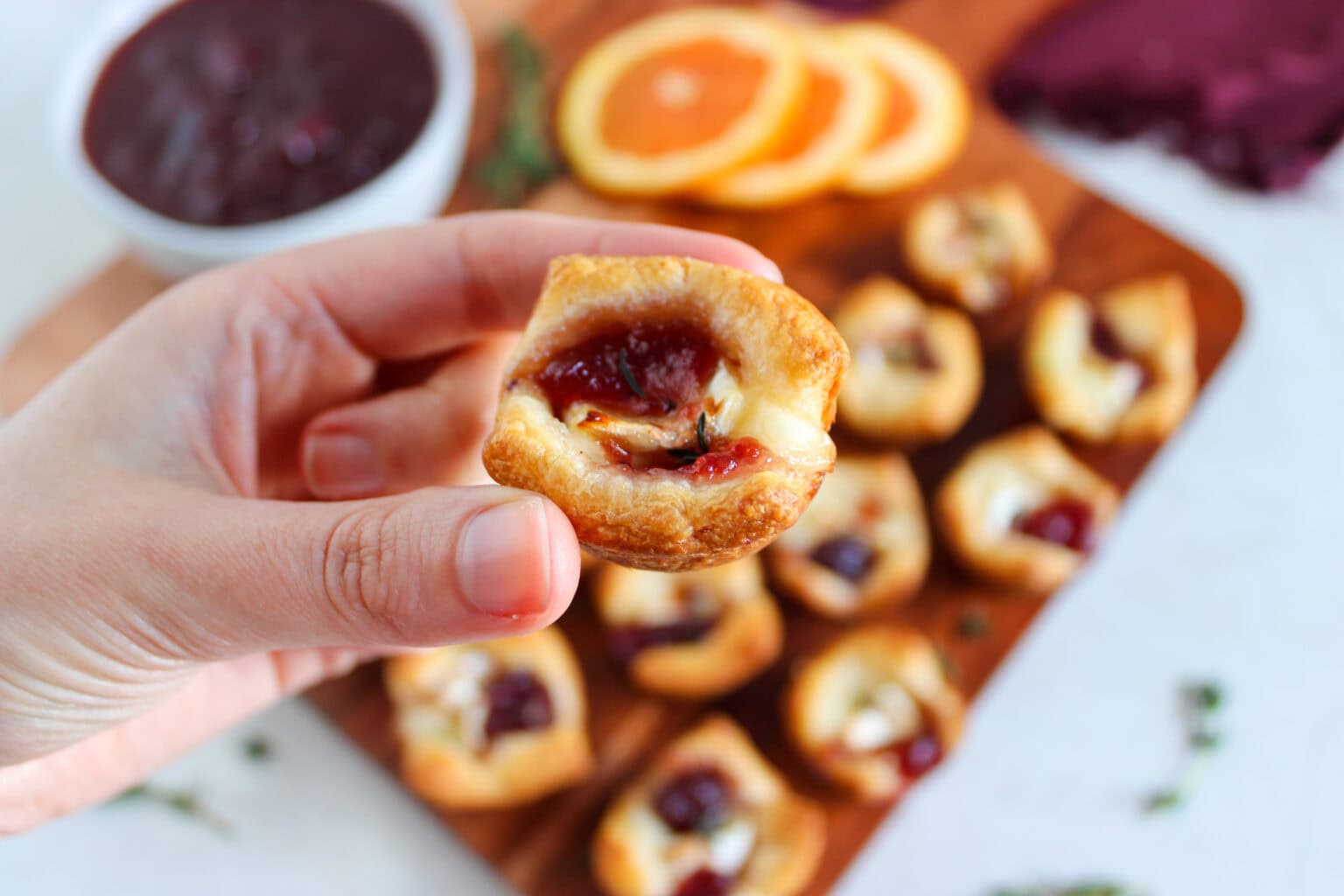 Cranberry Brie Bites - Bite-Sized Bash