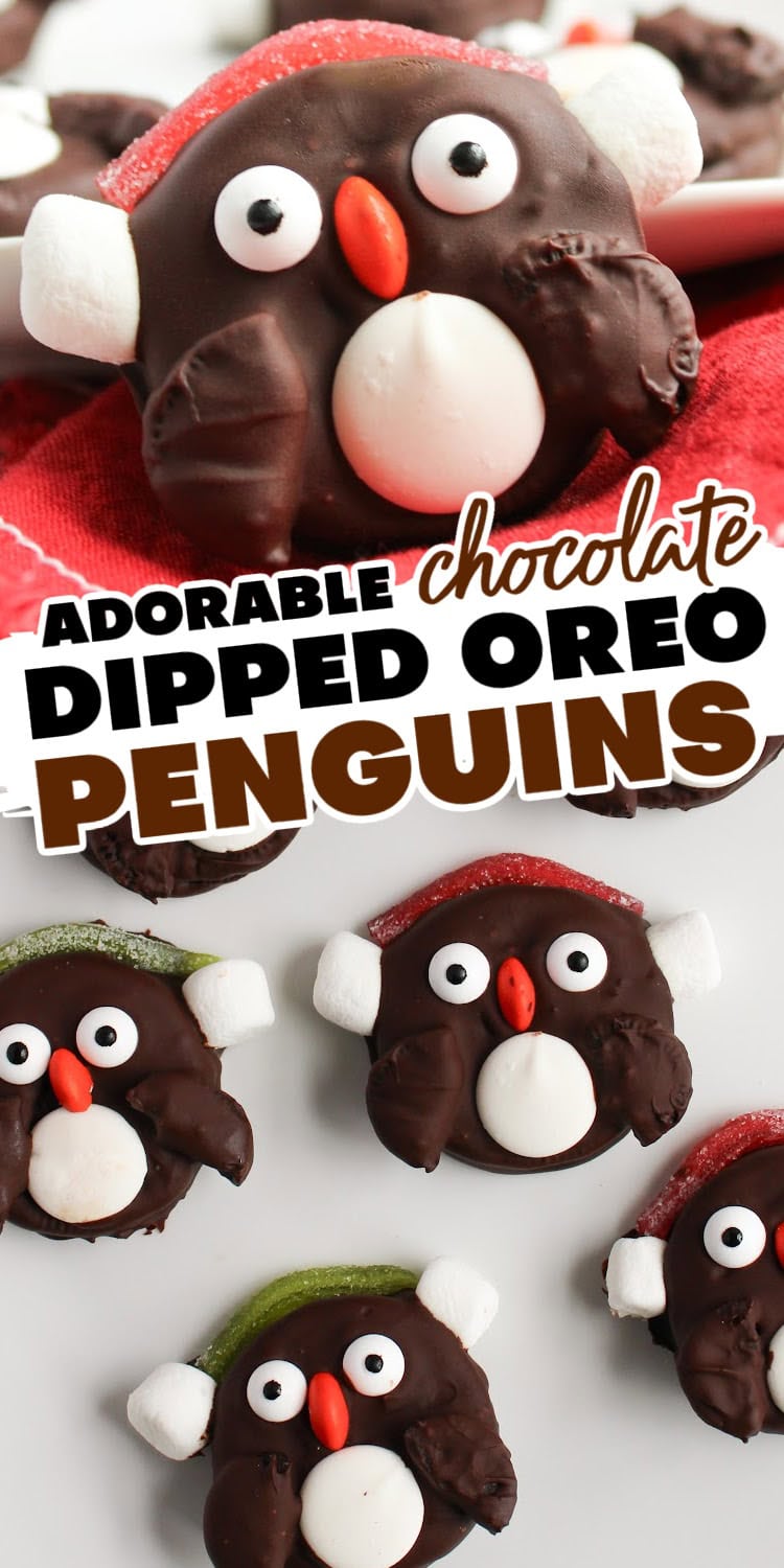 Winter Penguin Oreos - Bite-Sized Bash