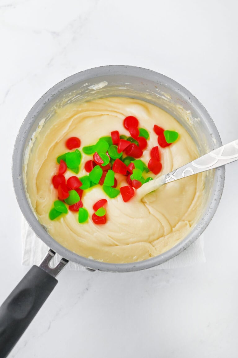 Colorful Gum Drop Fudge - Bite-Sized Bash