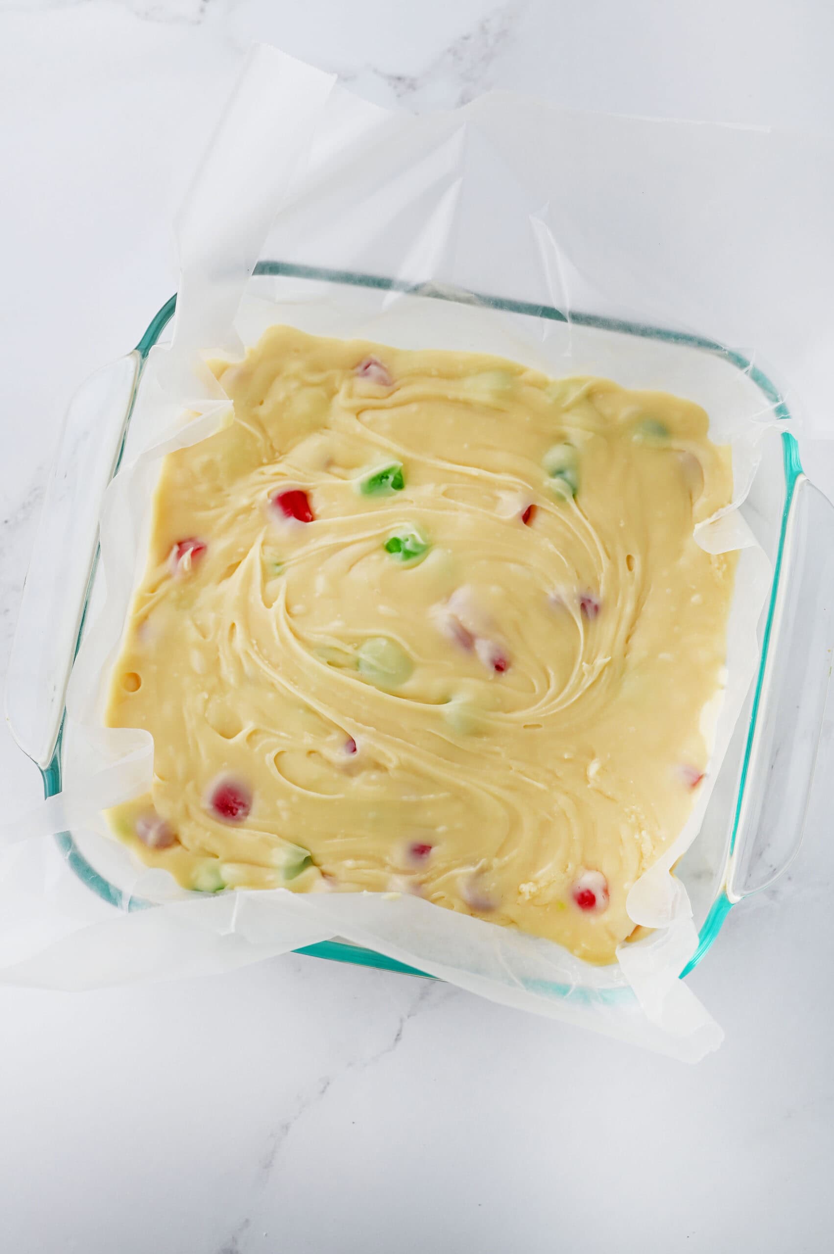 Colorful Gum Drop Fudge - Bite-Sized Bash