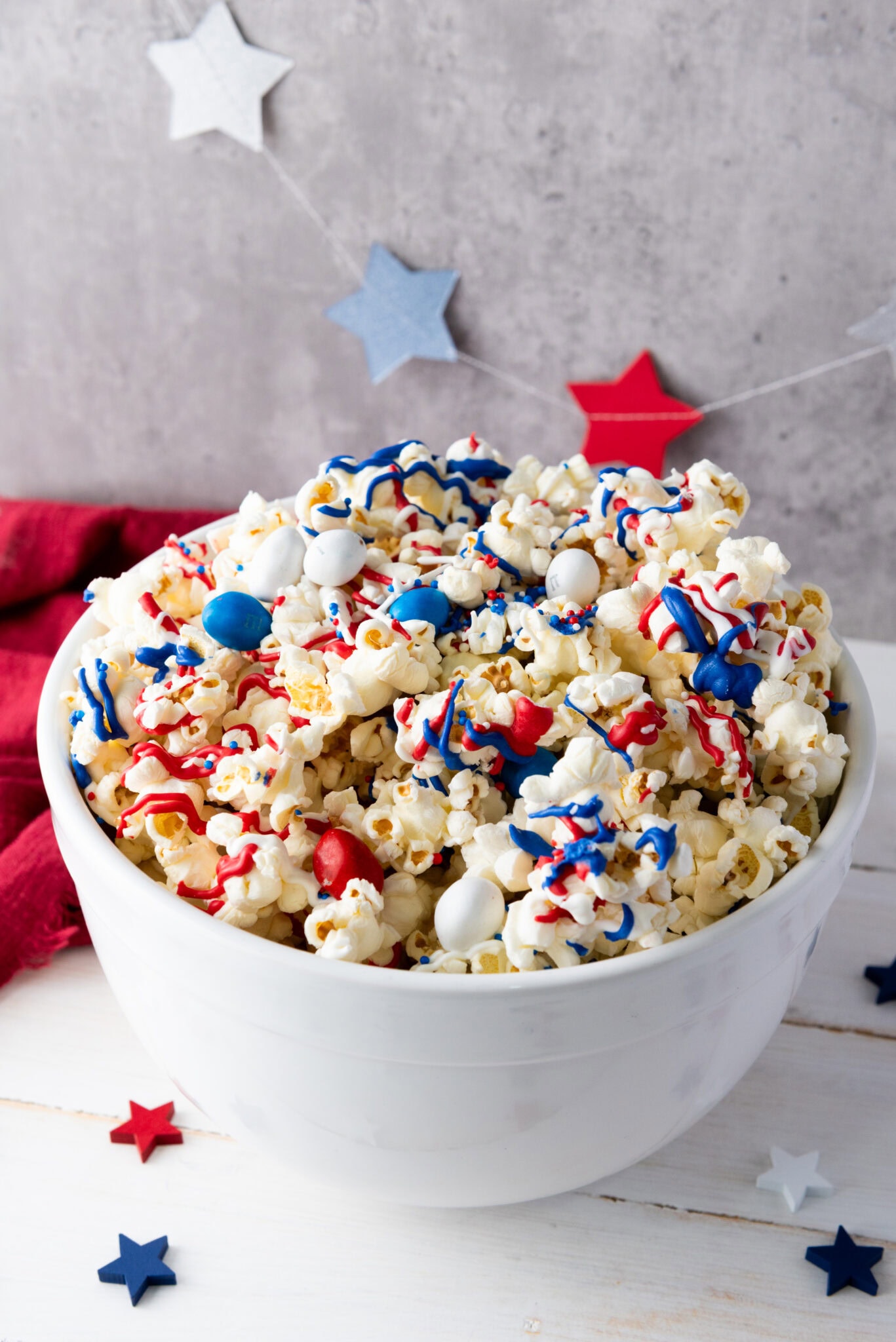 Patriotic Popcorn - Bite-Sized Bash