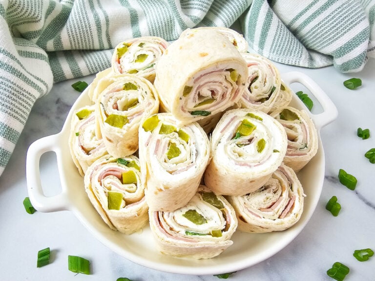 Tangy & Creamy Pickle Dip Pinwheels - Bite-Sized Bash