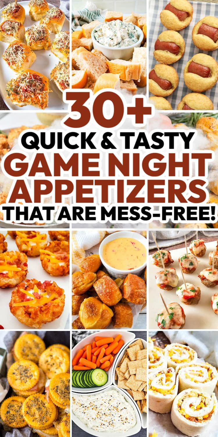 No Forks, No Fuss! 30+ Finger Food Appetizers for Board Game Night ...
