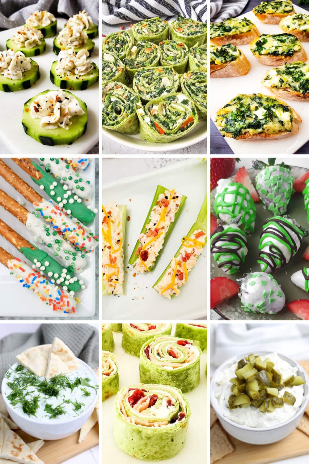 20+ Green and Tasty St.Patrick Day Food Ideas! - Bite-Sized Bash