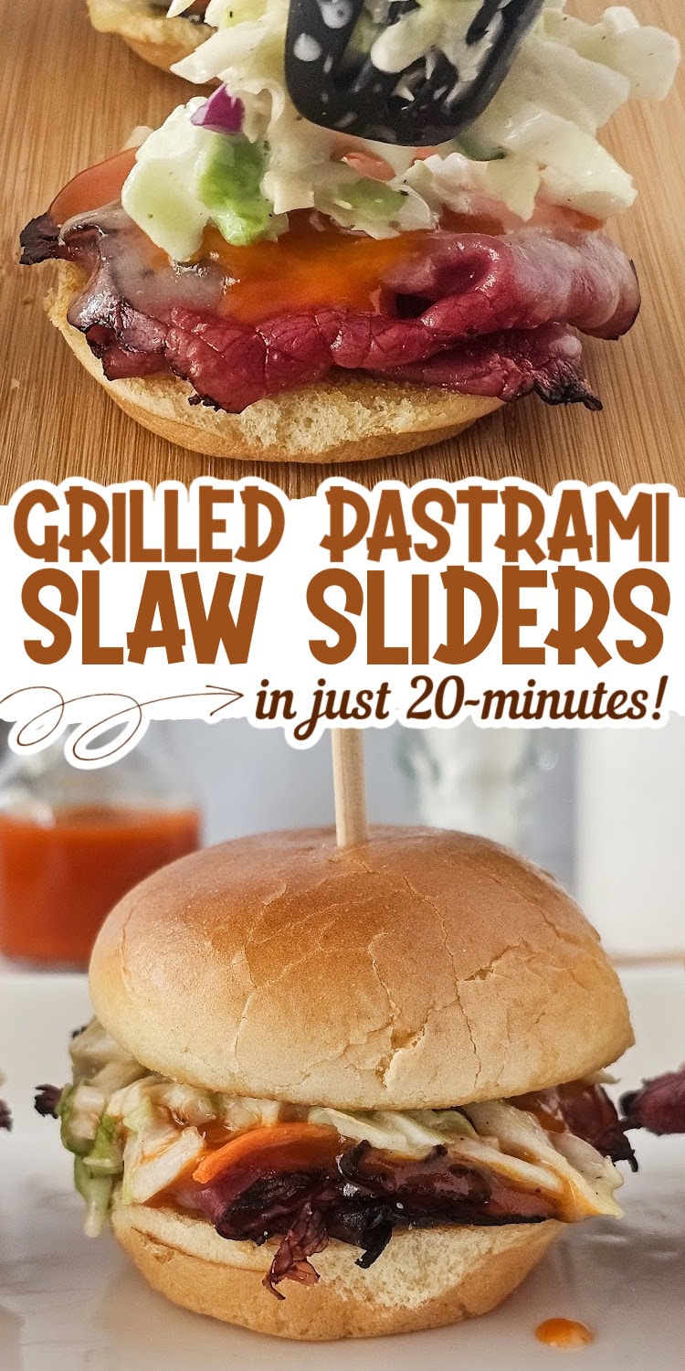 Grilled Pastrami Slaw Sliders in Just 20 Minutes! - Bite-Sized Bash