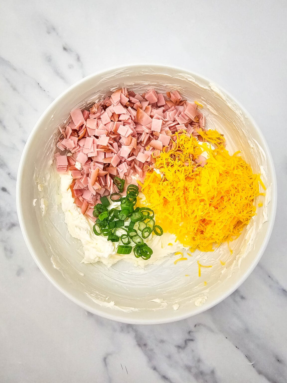 Cold Cheesy Ham Dip - Bite-Sized Bash