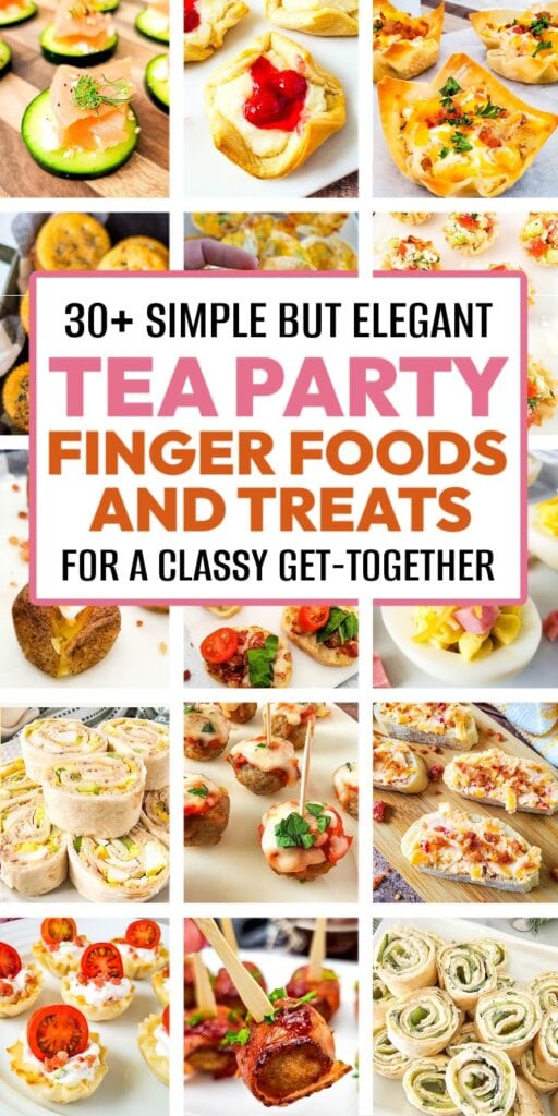 30+ Tea Party Finger Food Ideas for a Fancy Gathering - Bite-Sized Bash