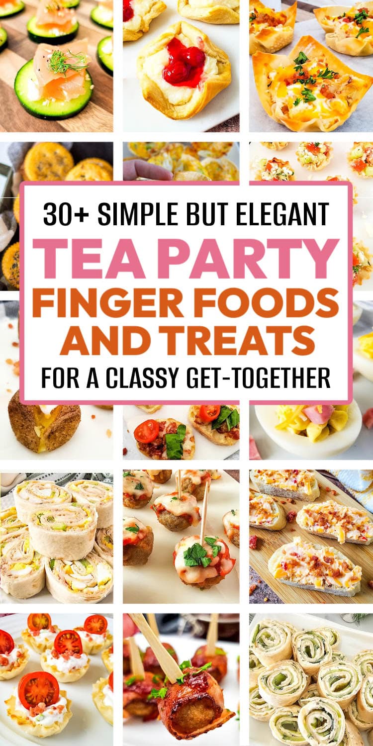 30+ Tea Party Finger Food Ideas for a Fancy Gathering - Bite-Sized Bash