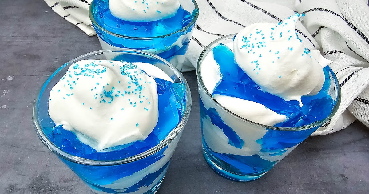 Fluffy Blueberry Cloud Mousse - Bite-Sized Bash