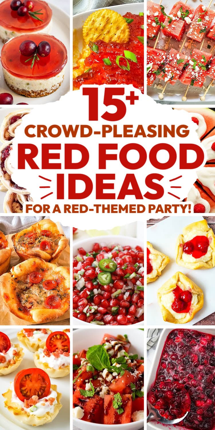 15+ Red Food Ideas for a Red-Themed Party - Bite-Sized Bash