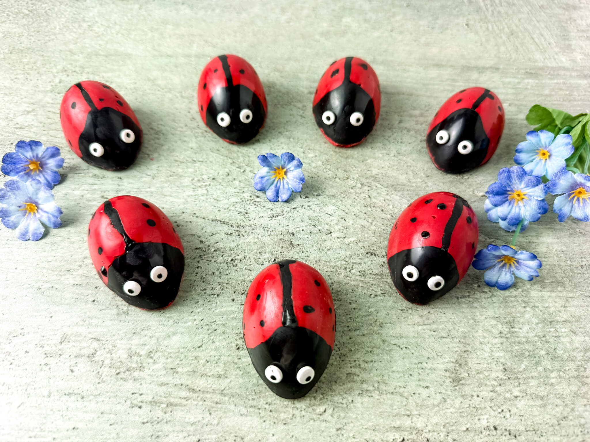 Red Velvet Ladybug Truffles - Bite-Sized Bash