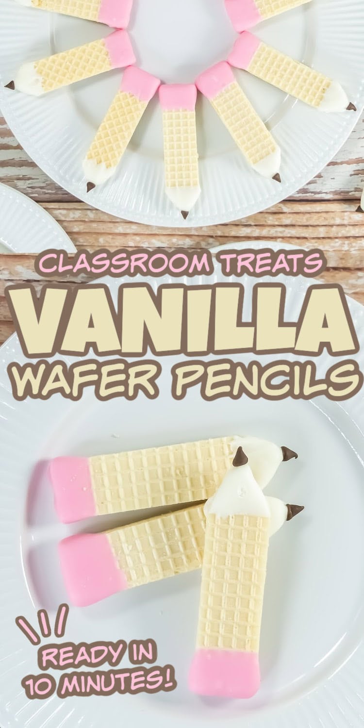 Back-to-School Vanilla Wafer Pencils - Bite-Sized Bash