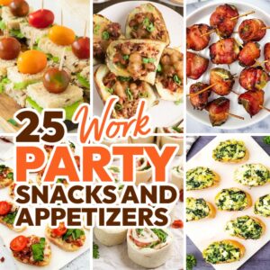 25 Work Party Snacks & Appetizers to Share at the Office - Bite-Sized Bash