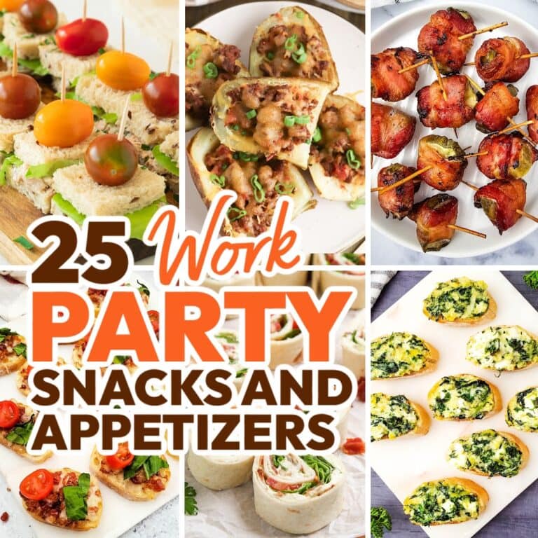 25 Work Party Snacks & Appetizers to Share at the Office - Bite-Sized Bash