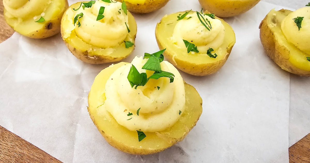Mini Deviled Potatoes - Bite-Sized Bash