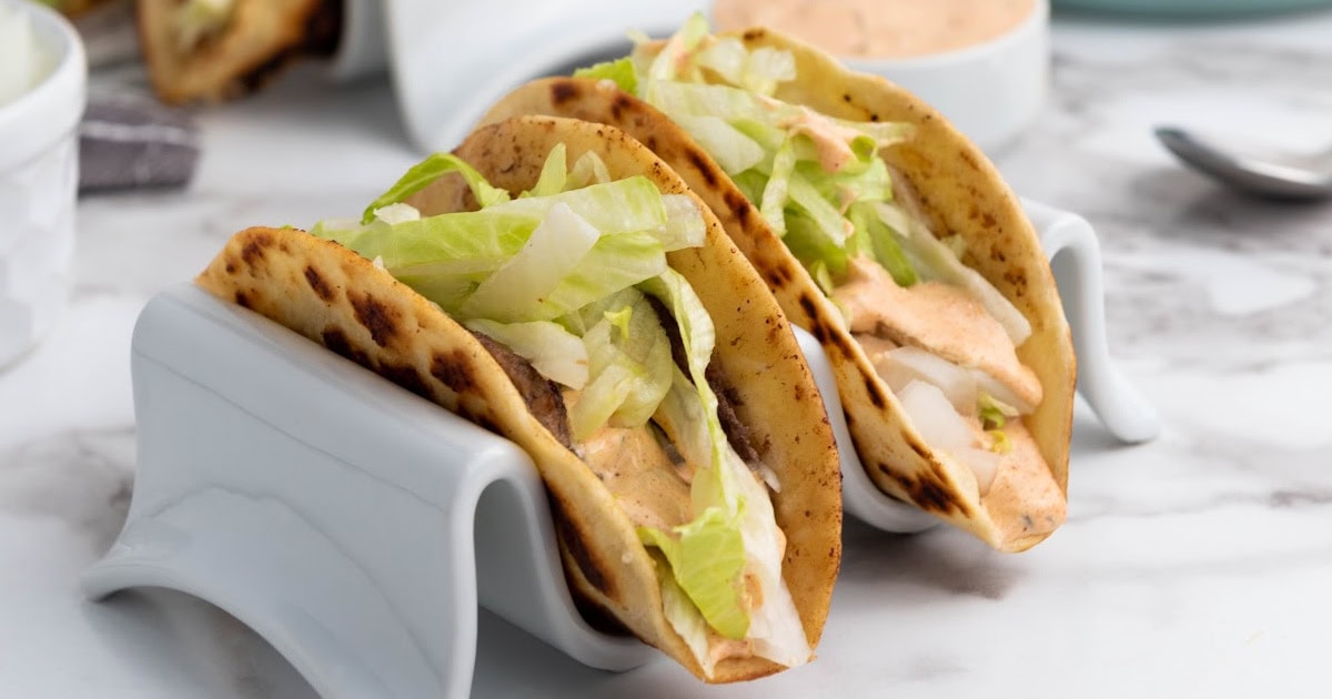 Smash Burger Tacos - Bite-Sized Bash