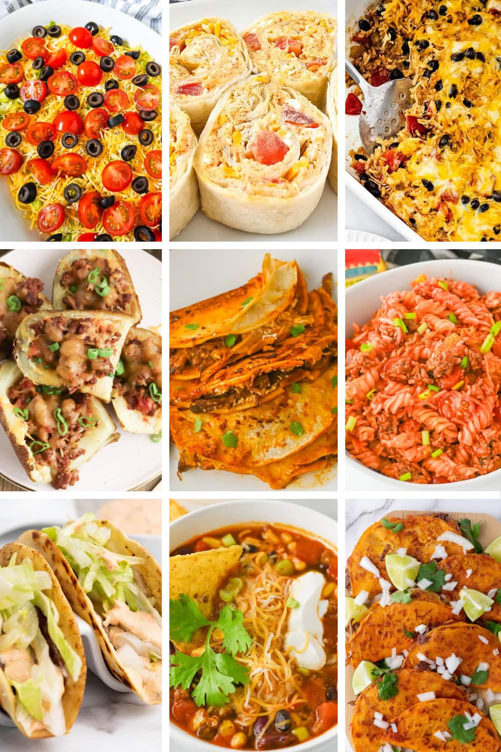 10+ Taco-Inspired Recipes (Easy Appetizers and Meals) - Bite-Sized Bash