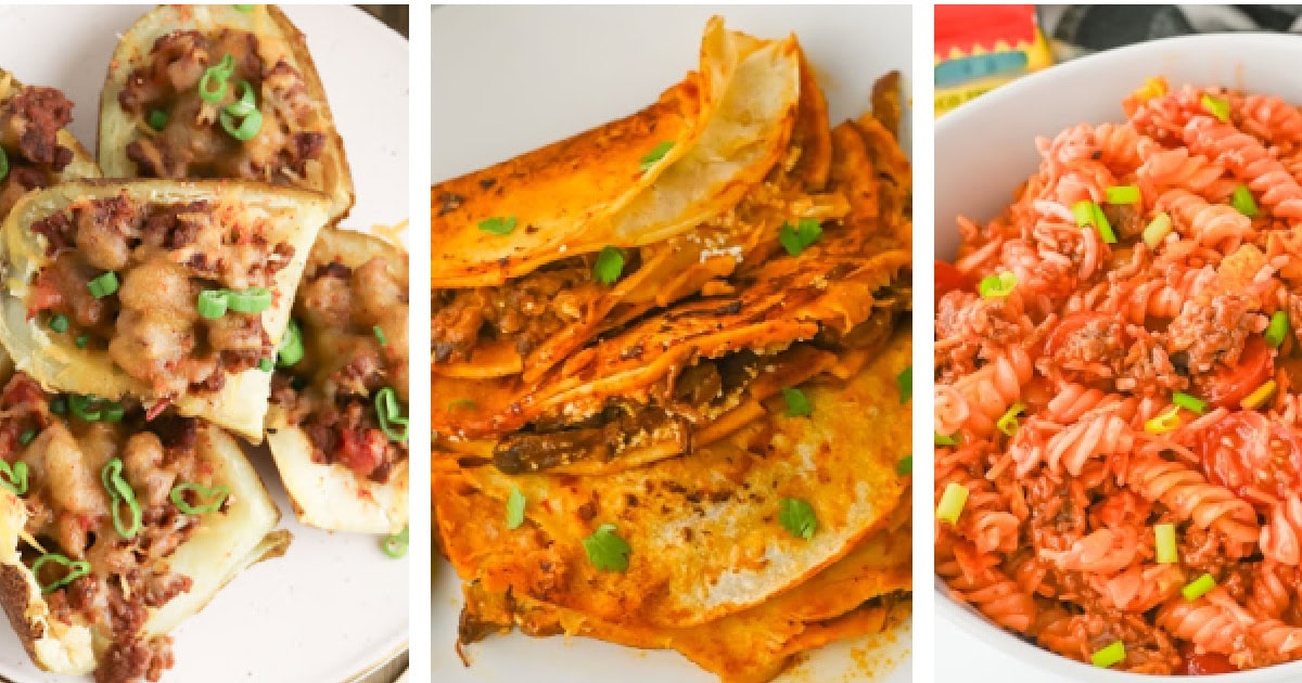 10+ Taco-Inspired Recipes (Easy Appetizers and Meals) - Bite-Sized Bash