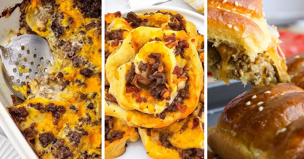 Easy Cheeseburger Inspired Recipes Your Family Will Love - Bite-Sized Bash