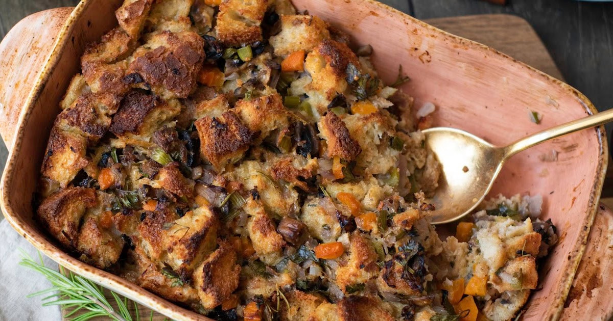 Herb and Vegetable Stuffing - Bite-Sized Bash
