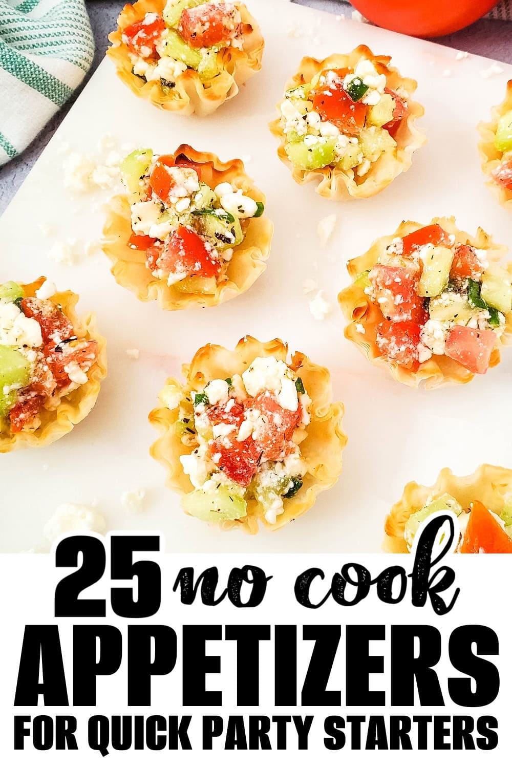 25 No-Cook Appetizers for Quick Party Starters - Bite-Sized Bash