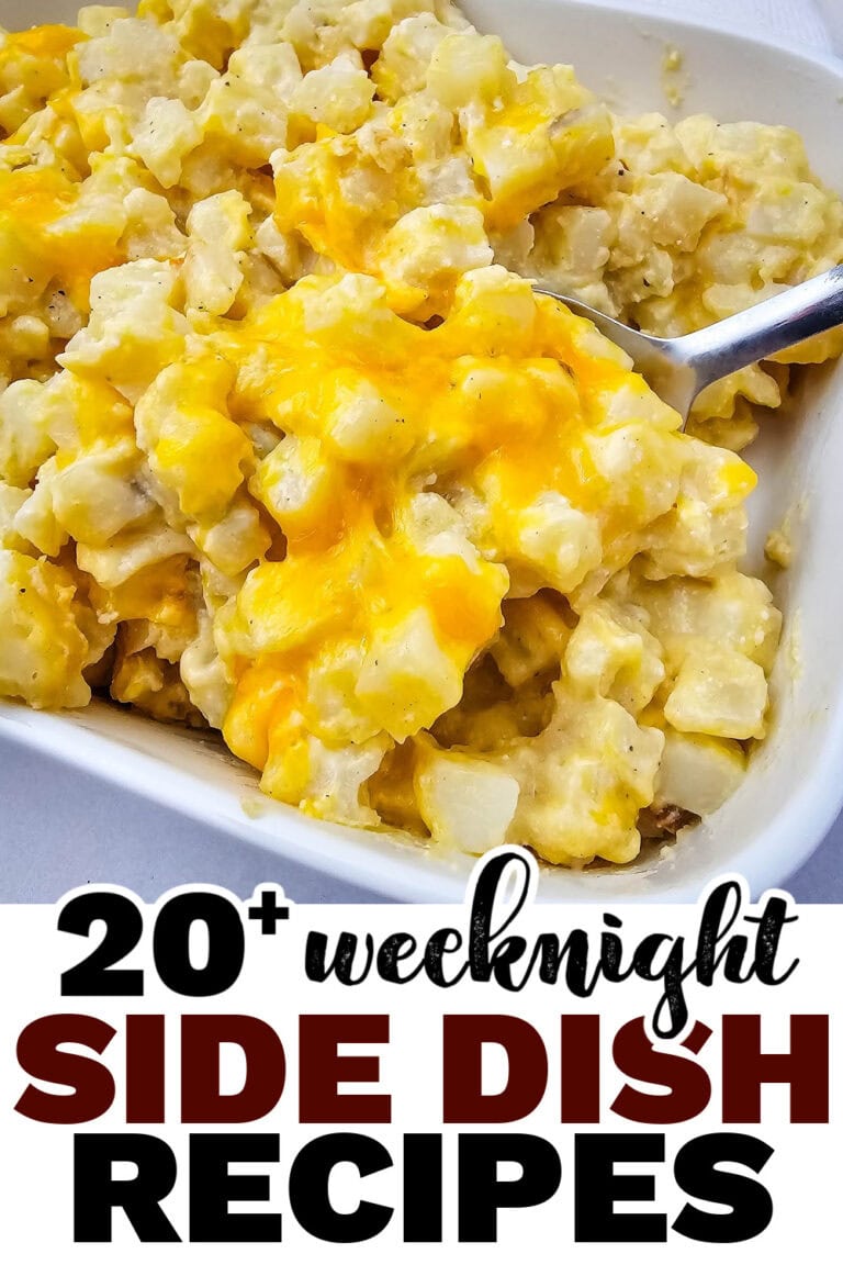 20+ Weeknight Side Dish Recipes - Bite-Sized Bash