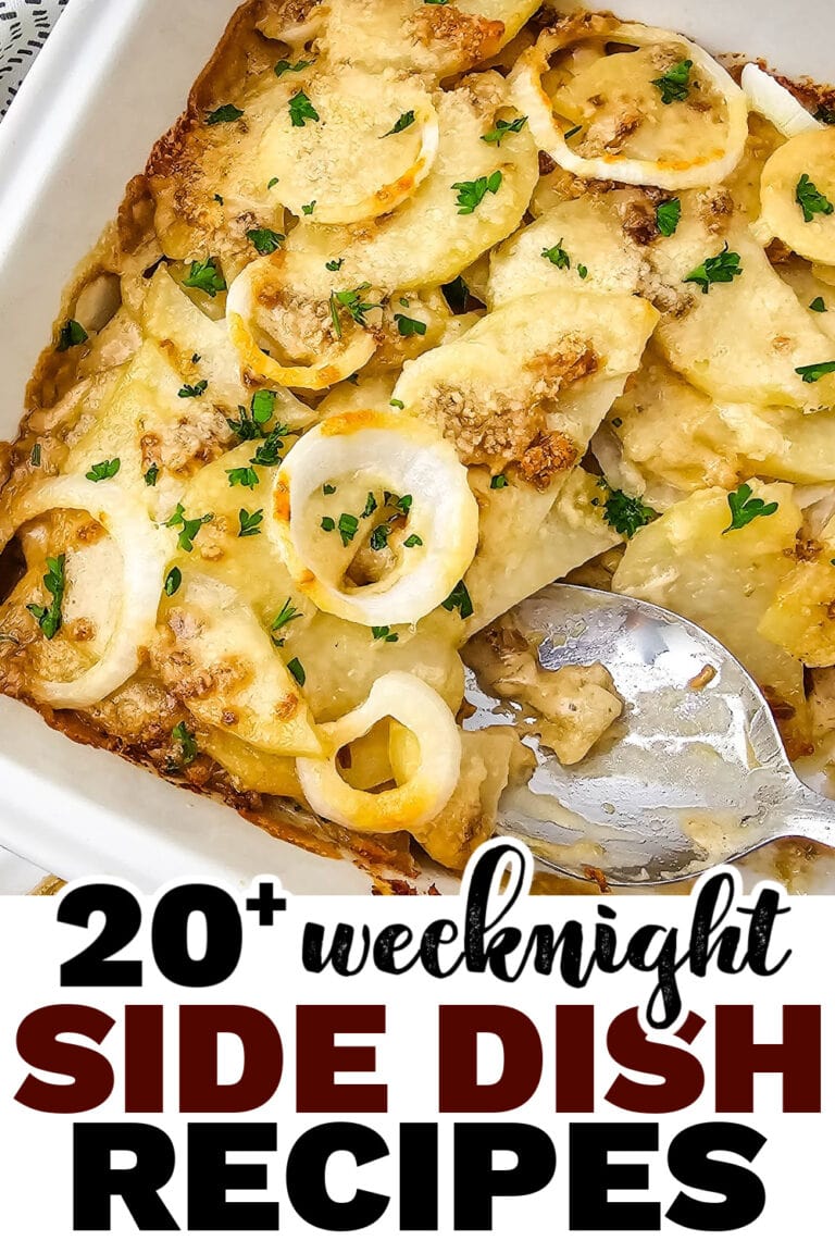 20+ Weeknight Side Dish Recipes - Bite-Sized Bash