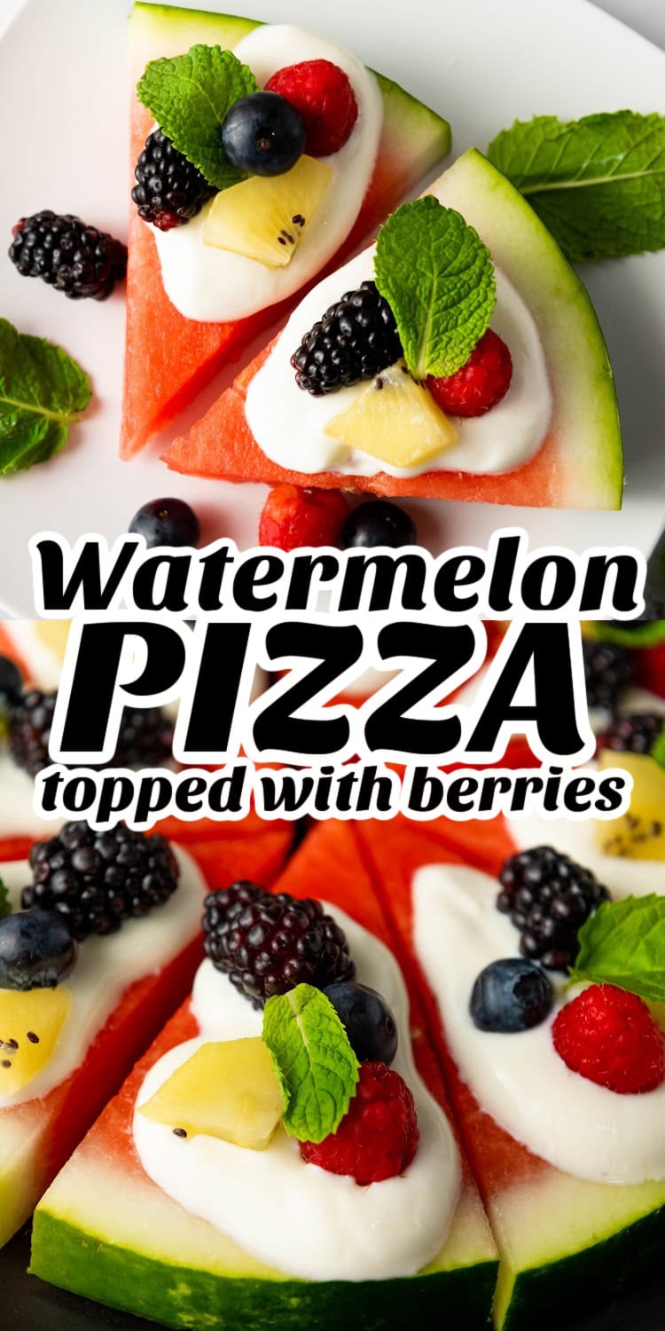 Watermelon Pizza - Bite-Sized Bash