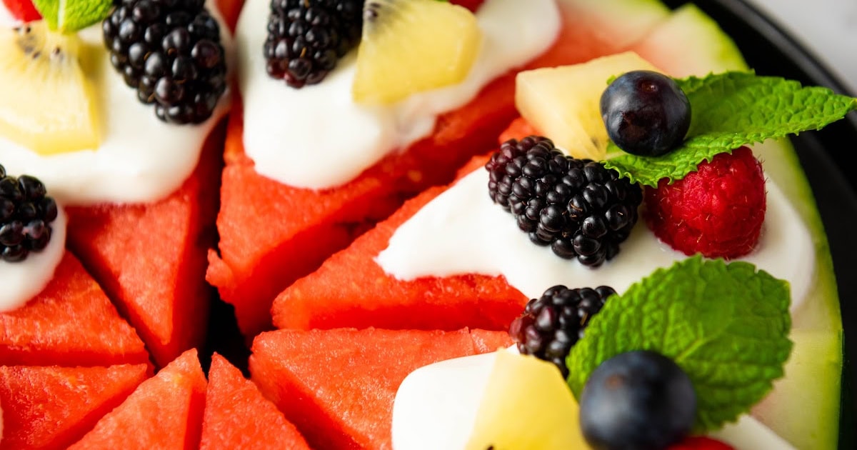 Watermelon Pizza - Bite-Sized Bash
