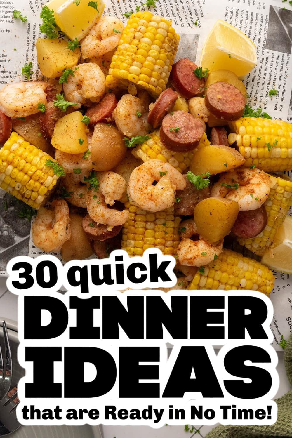 30 Quick Dinner Ideas that are Ready in No Time! - Bite-Sized Bash