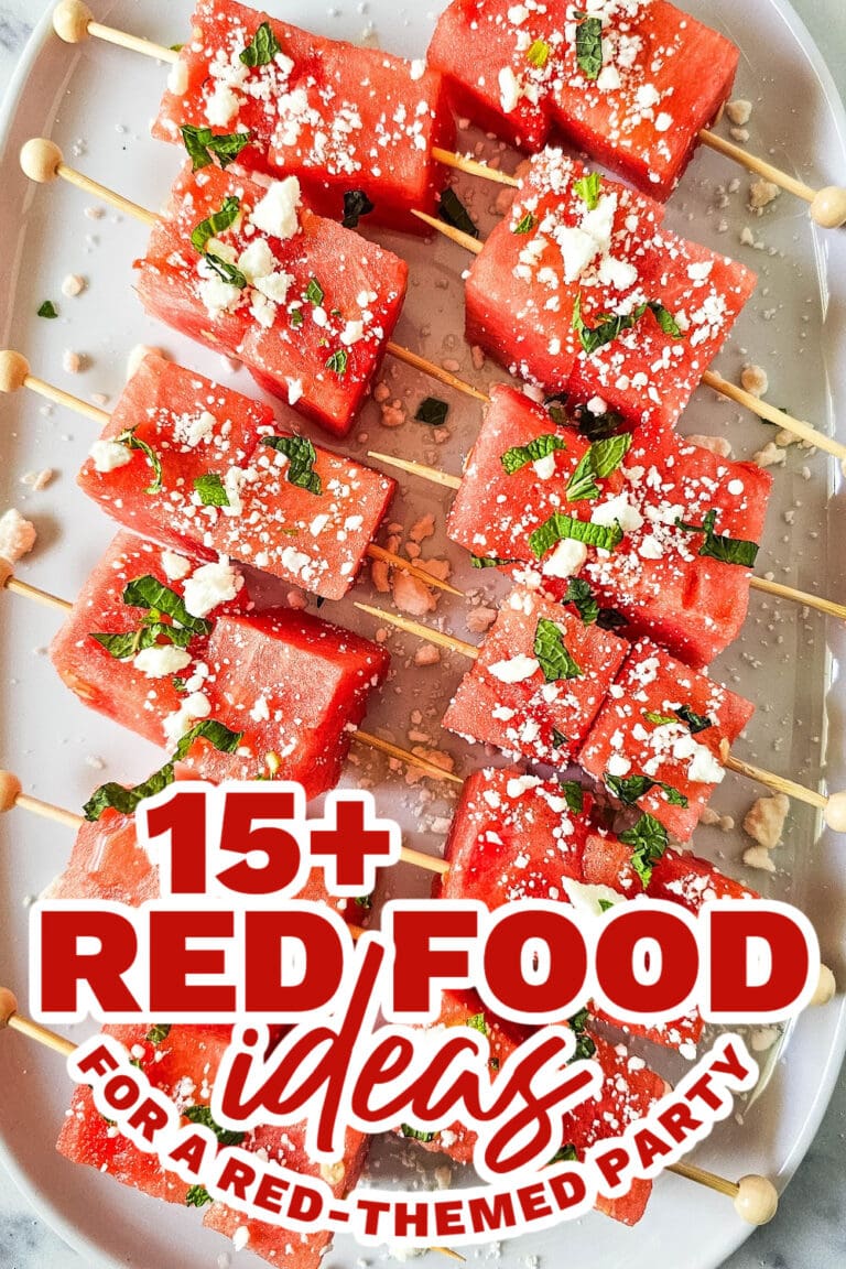 15+ Red Food Ideas for a Red-Themed Party - Bite-Sized Bash