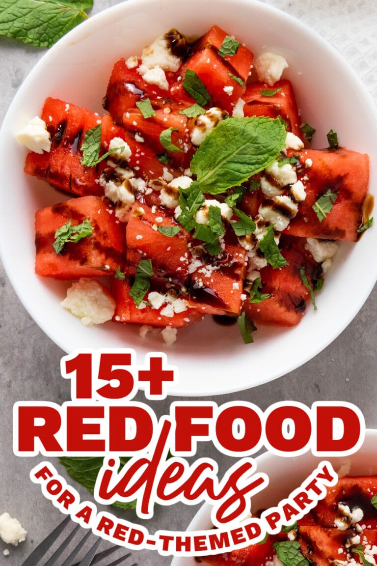 15+ Red Food Ideas for a Red-Themed Party - Bite-Sized Bash